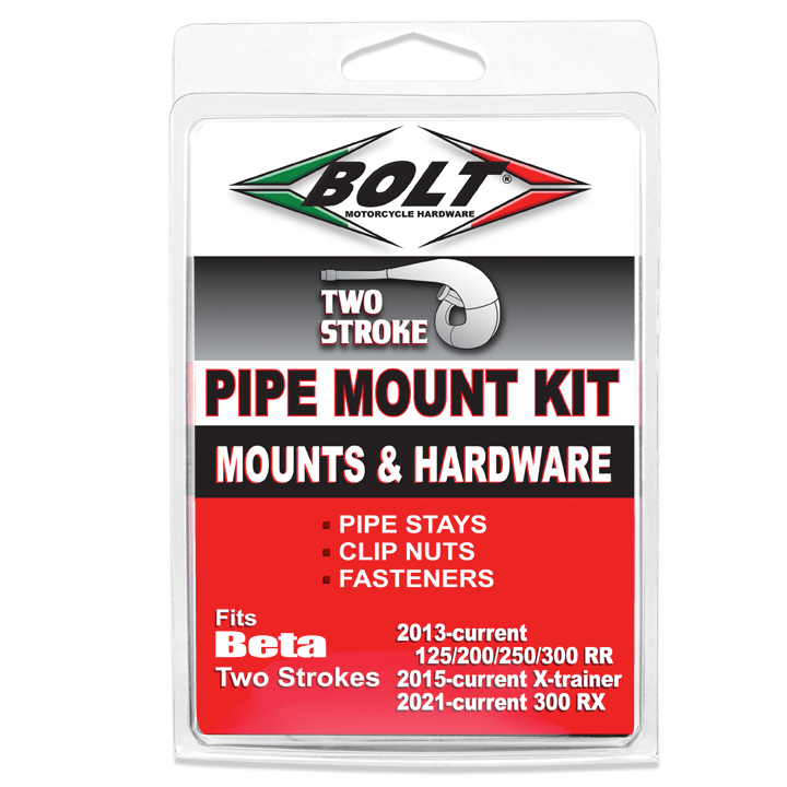 Beta 2-Stroke Pipe Mount Kit – Bolt Motorcycle Hardware