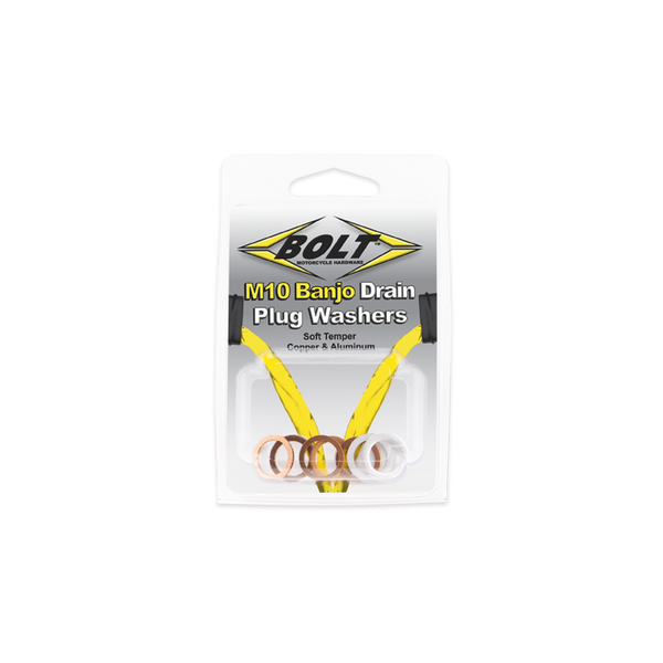 M10 Banjo Drain Plug Washer - Copper and Aluminum – Bolt Motorcycle ...