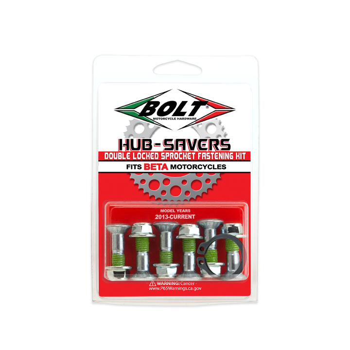 Hub Savers Double Locked Sprocket Fasteners – Bolt Motorcycle Hardware